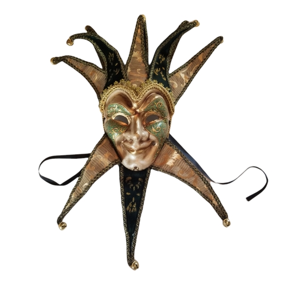 Other | New Orleans Mardi Gras Paper Mache Masquerade Mask Venetian ...